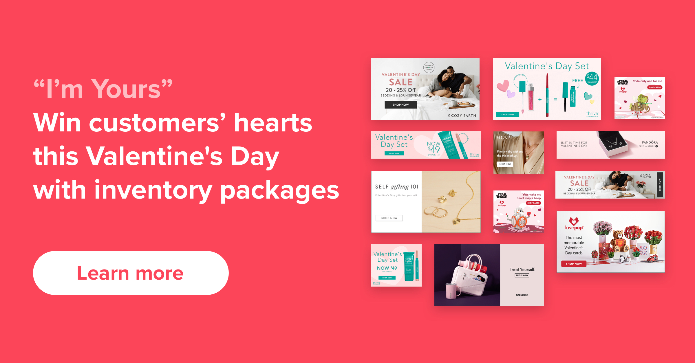 "I'm Yours": Win customers' hearts this Valentine's Day with inventory packages - LiveIntent