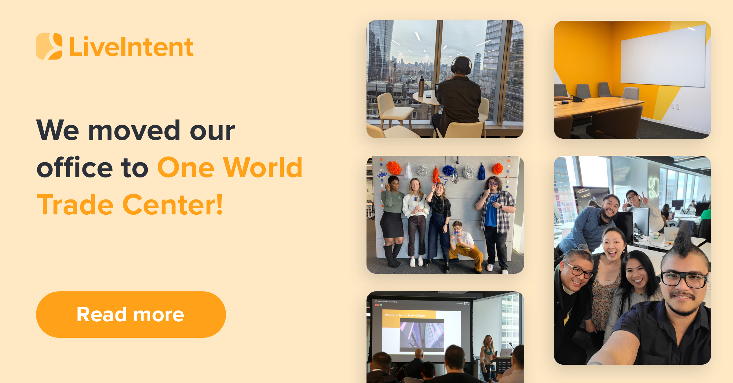 We moved our office to One World Trade Center! - LiveIntent