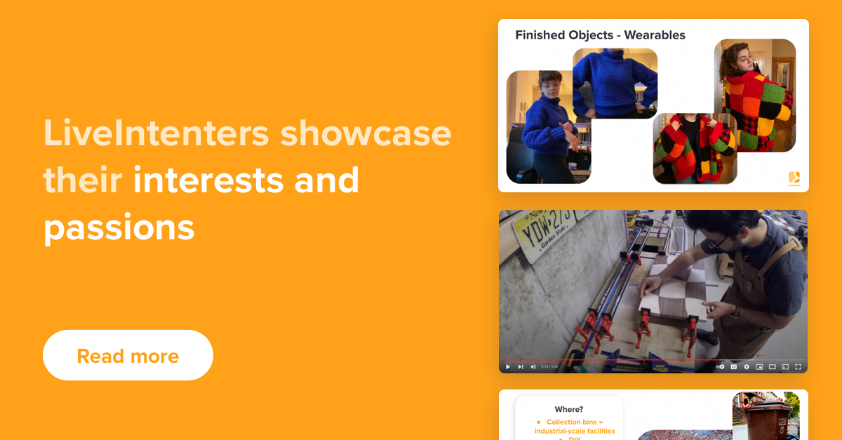 LiveIntenters showcase their interests and passions - LiveIntent