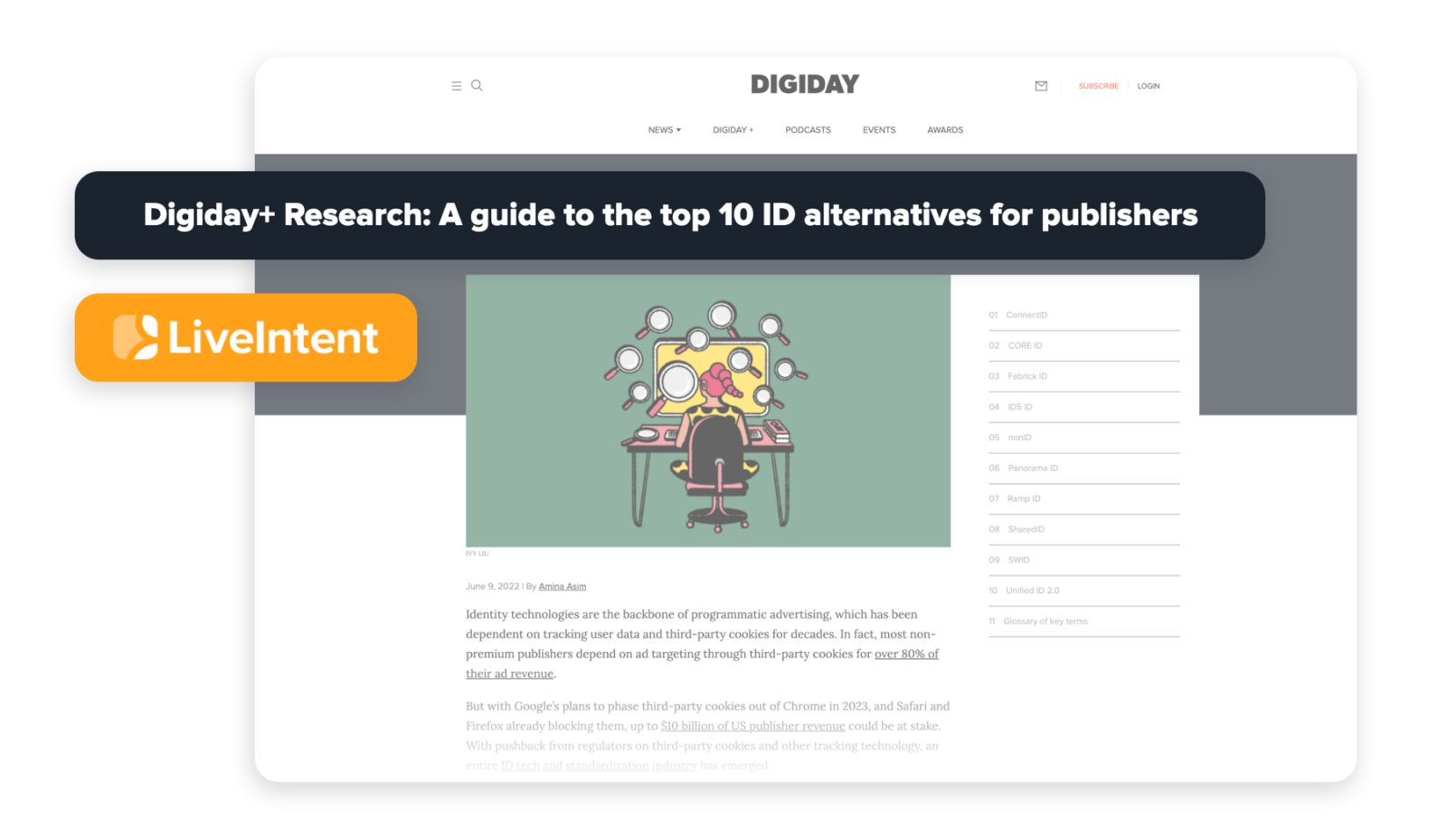 LiveIntent's Identity Framework recognized as top 10 in the industry - LiveIntent