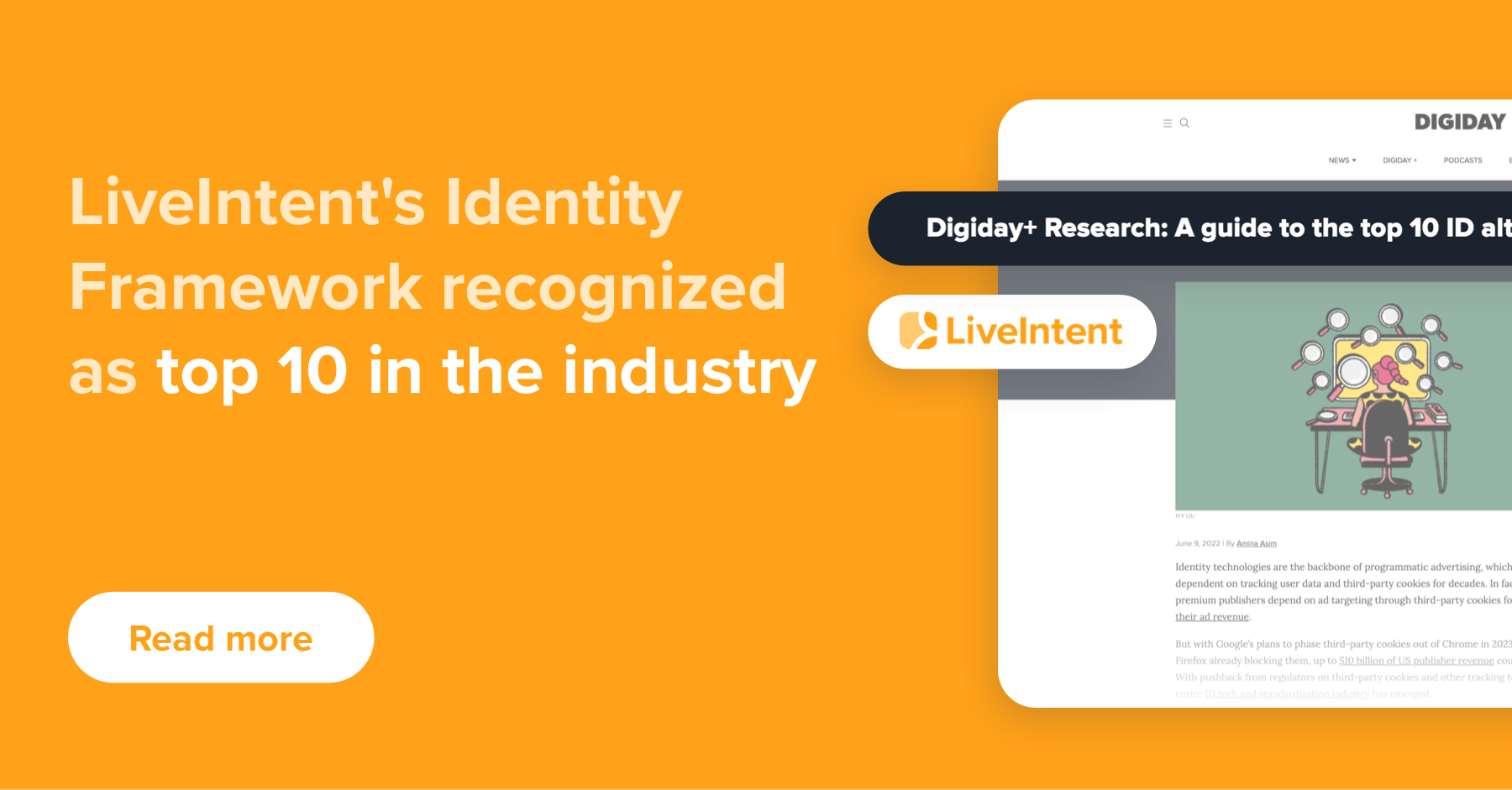 LiveIntent's Identity Framework recognized as top 10 in the industry - LiveIntent