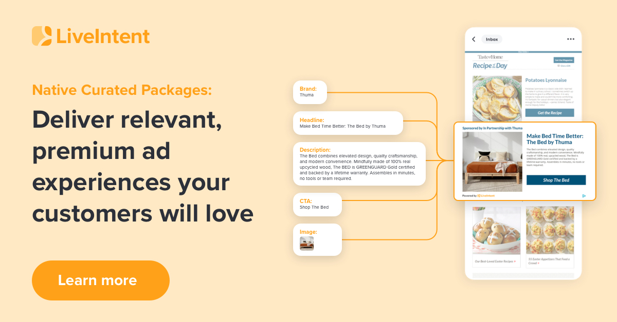 Native Curated Packages - LiveIntent